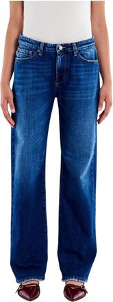 Vicolo Femme, Jeans, Bleu, Taille: 44 FR Jean Lavage Foncé Déchiré