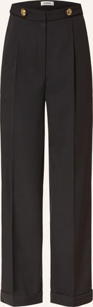 Sandro Sandro Marlenehose Im Wollmix schwarz