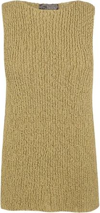 Cortana Femme, Tops, Vert, Taille: 34 FR Top en maille sans manches