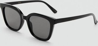 Mango Lunettes de soleil monture carr&eacute;e noir - Femme - Taille unique - MANGO