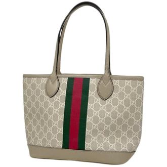Gucci Pre-owned Sac cabas Ligne Sherry - Femme - Pre-owned - Beige - Taille: ONE Size