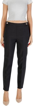 Only Only, Femme, Pantalons, Noir, Taille: 42 FR L32 High Waist Wide Leg Pantalons
