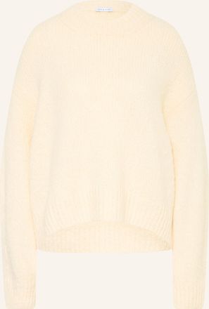 Mrs & Hugs Mrs & Hugs Oversized-Pullover Mit Alpaka weiss