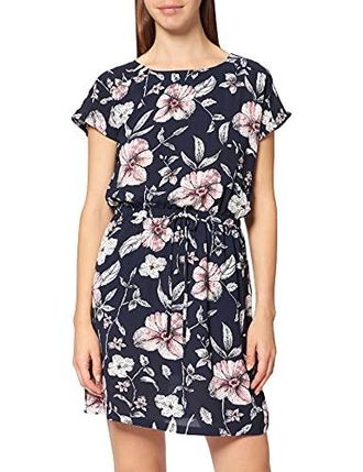 Only ONLMARIANA MYRINA S/S DET Dress Noos WVN Robe décontractée, Night Sky, 36 Femme