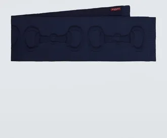 Gucci &Eacute;charpe Gucci Horsebit en laine