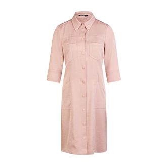 Marc Aurel Kleid mit aufgen&auml;hten Taschen und Druckknopfverschluss - - Dresses - Damen - Rosa - M