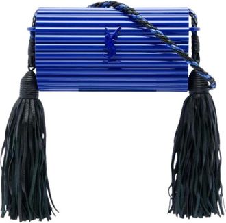 Saint Laurent Pre-owned Plastique sacs-ports-paule - Femme - Pre-owned - Bleu - Taille: ONE Size