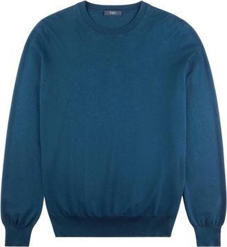 Fay Homme, Pulls, Bleu, Taille: M Maglia girocollo