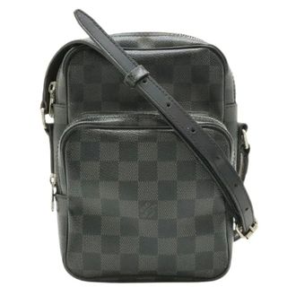 Louis Vuitton unisex, Pre-owned, Noir, Taille: ONE Size Sac bandouli&egrave;re Pre-owned Damier Graphite