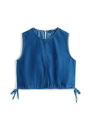 Tommy Jeans Damen Bluse aus Chambray-Denim