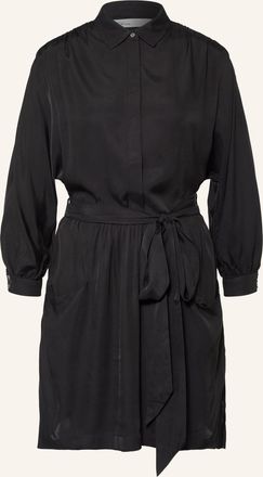 AllSaints Allsaints Satinkleid Noora Mit Seide schwarz