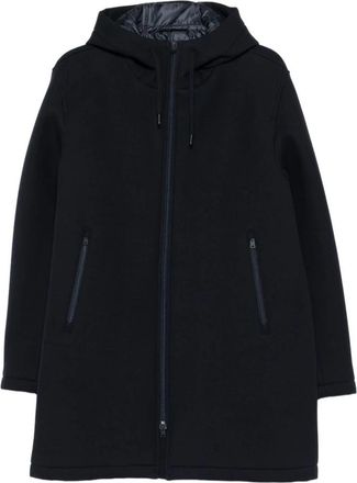 Herno Homme, Manteaux, Bleu, Taille: 3XL Veste &agrave; capuche en tissu technique