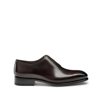 Santoni Klassische Derby-Schuhe aus schwarzem Leder - - Shoes - Herren - Braun - 42 1/2 EU