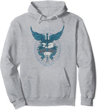 Bon Jovi Winged Heart Pullover Hoodie
