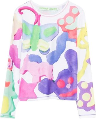 Chopova Lowena Femme, Tops, Multicolore, Taille: 36 FR Long Sleeve Hauts