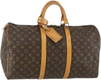 Louis Vuitton unisex, Pre-owned, Brun, Taille: ONE Size Sac week-end en toile Pre-owned