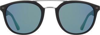 Columbia Unisex Adult Sunglasses C546SP FIRECAMP - Matte Black/Green Flash with Green Flash Mirror Lens