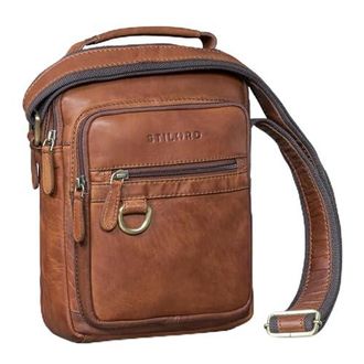 STILORD Lima Petite Sacoche Homme Bandouliere Cuir &Eacute;l&eacute;gant - Messenger Bag Crossbody avec Poign&eacute;e Sac Bandouill&egrave;re Cuir V&eacute;ritable Besace pour Tablette 9,7 Pou