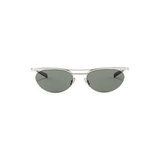 Saint Laurent Lunettes de soleil m&eacute;tallis&eacute;es