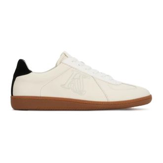 Kazar Homme, Chaussures, Beige, Taille: 45 EU Kazar Studio Baskets en cuir avec talon contrastant