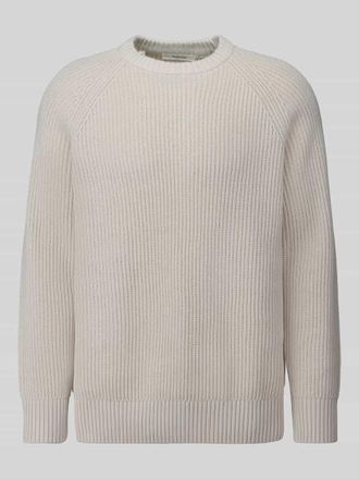 Selected Regular Fit Pullover aus reiner Baumwolle Modell BRAUN