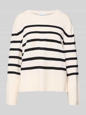 Comma Strickpullover mit gerippten Abschl&uuml;ssen