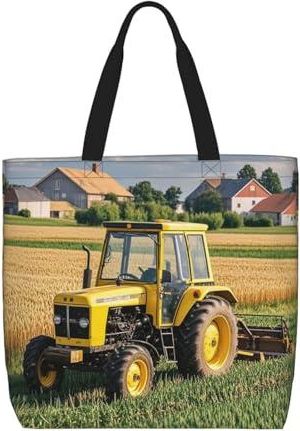 Generic Ferme De Tracteurs Sac A Main Femme D&eacute;contract&eacute; Sacs R&eacute;utilisable Sac A Main Femmes Pour Gym Shopping Quotidienne