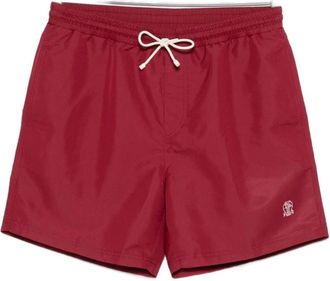 Brunello Cucinelli Homme, Maillots de bain, Rouge, Taille: M Short de bain