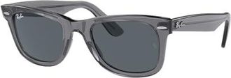 Ray-Ban Mixte &Oacute;culos De Sol Wayfarer 0rb2140 6773r5 Tam 50 Lunettes de Soleil, Gris