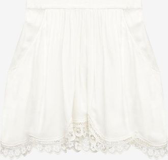Isabel Marant Jupe Francesca - Femme - Blanc - Taille 36 - Marant &Eacute;toile