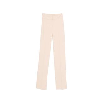 Elisabetta Franchi High-Waist Schlaghose - - Trousers - Damen - Beige - M
