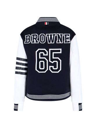 Thom Browne Womens Jackets Blue Wool