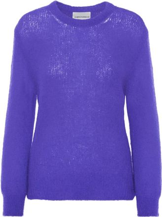 Americandreams Americandreams, Femme, Pulls, Violet, Taille: 38 FR Ulla O Neck Knit Pullover