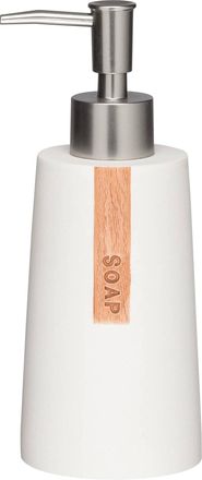 Sealskin Seifenspender Pierra, Polyresin, Farbe Weiß