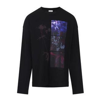Dries Van Noten Schwarzes T-Shirt Polos Casual Stil - - Tops - Herren - Schwarzk - XL