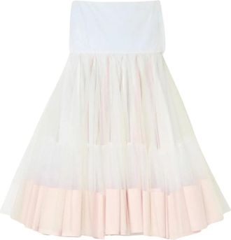 Jacquemus Femme, Jupes, Blanc, Taille: 34 FR Midi Skirt