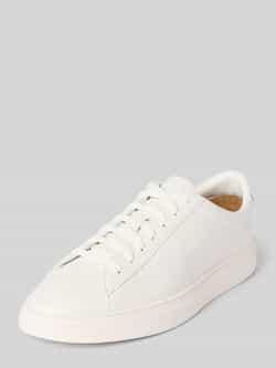 HUGO BOSS Low Top Sneaker aus genarbtem Rindsleder Modell KIERAN_TENN_ALGR