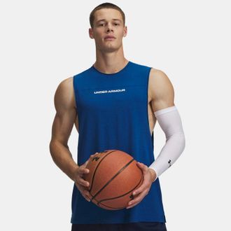 Under Armour Hoops Training Tanktop f&uuml;r Herren Varsity Blau / Wei&szlig; XXL