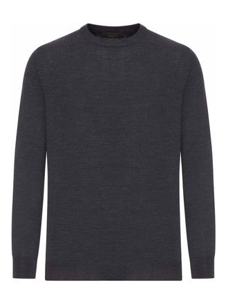 Zanone Pull Col Rond - Gris