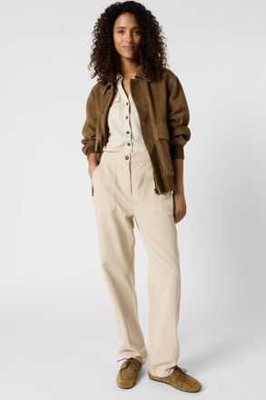 Gerard Darel Pantalon 7/8 en coton et lin m&eacute;lang&eacute;s - AUDETTE - Sable