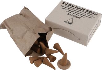 Guru Shop Natural Cones Incense, Nat&uuml;rliche R&auml;ucherkegel - Myrrh, 9x7x3 cm