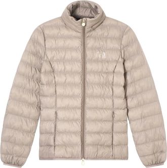 Emporio Armani Emporio Armani Ea7, Femme, Vestes, Beige, Taille: 40 FR ASV Core Padded Jacket