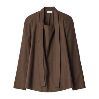Christophe Lemaire Femme, Blouses et Chemises, Brun, Taille: 36 FR Blouse Ascot
