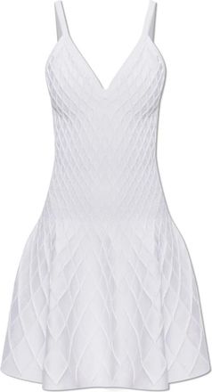 Balmain Femme, Robes, Blanc, Taille: 40 FR Robe &agrave; fines bretelles