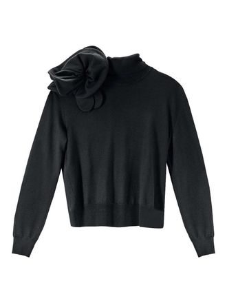 Moschino Pull Col Roul&eacute; - Noir