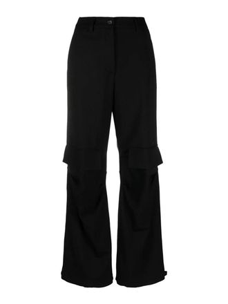 P.A.R.O.S.H. P. A.R. O.S. H. Pantalons D&eacute;contract&eacute;s - Noir