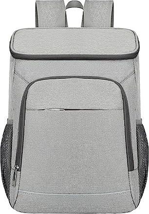 Generic Sac &agrave; dos tendance en cuir pour femme - Grand sac &agrave; dos de voyage pour femme - Sac &agrave; bandouli&egrave;re tendance - Oreillers de camping pour femme, gris, tai