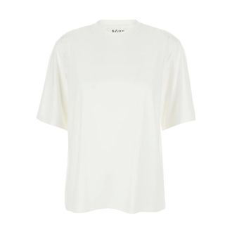 R&oacute;he Femme, Tops, Blanc, Taille: 36 FR T-shirt oversize en coton