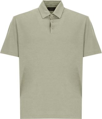 Zanone Homme, Tops, Vert, Taille: 2XL Polo Chemises