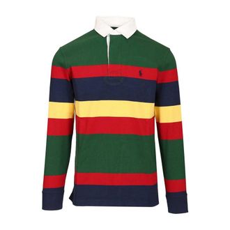 Polo Ralph Lauren Iconic Rugby Shirt - - Tops - Herren - Mehrfarbig - XL